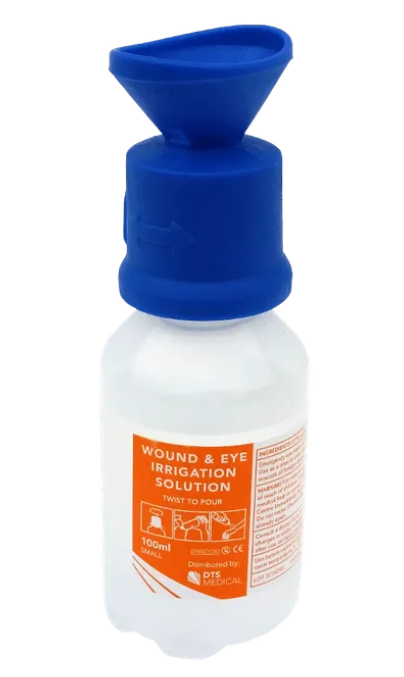 Eye Wash / Wound Wash Filled Bottle with eye bath cap 100ml – ProMed ...