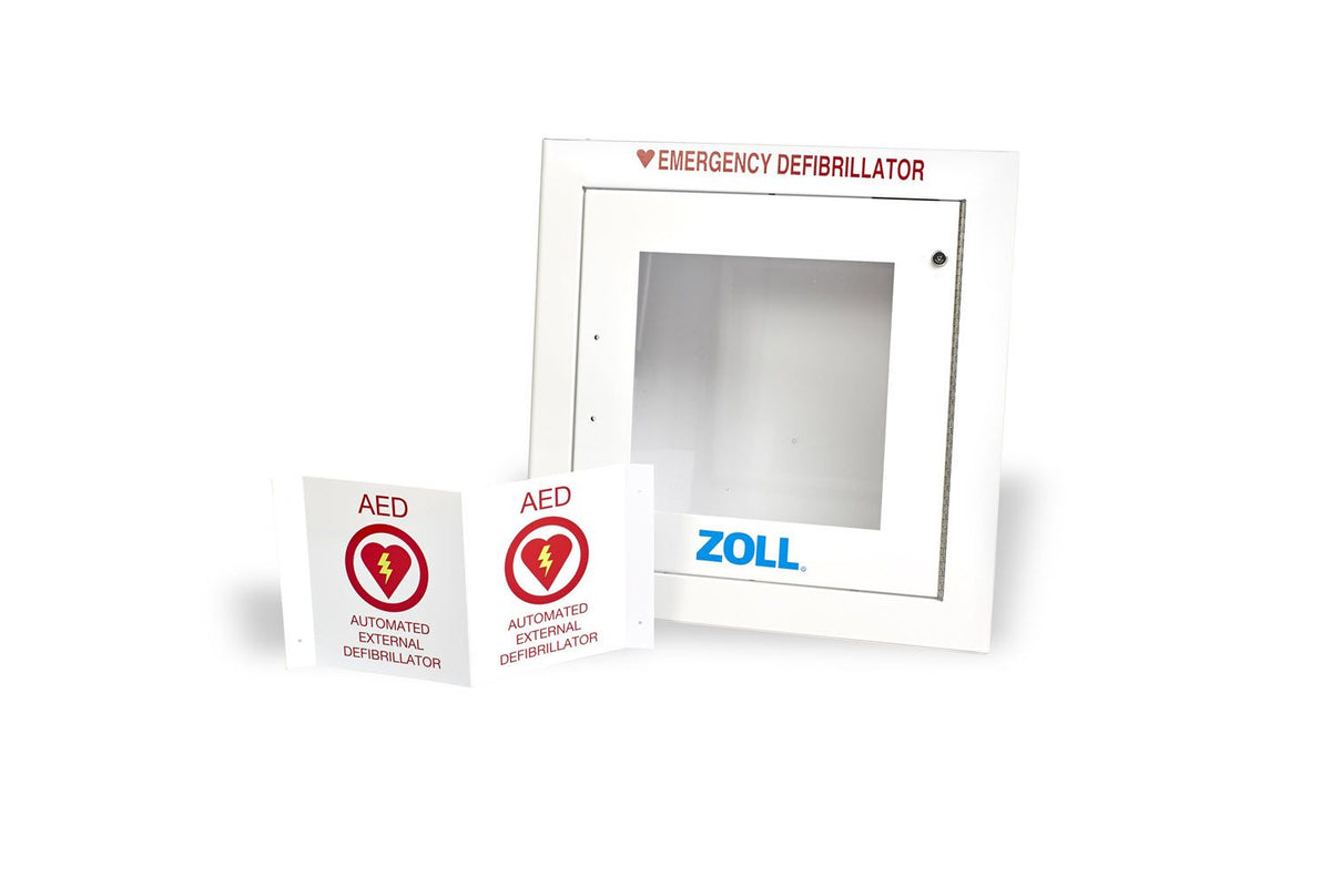 ZOLL AED Plus Fully Recessed Wall Cabinet – ProMed Supplies