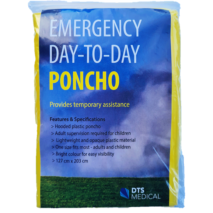 Emergency Poncho - Disposable light weight one size fits most – ProMed ...