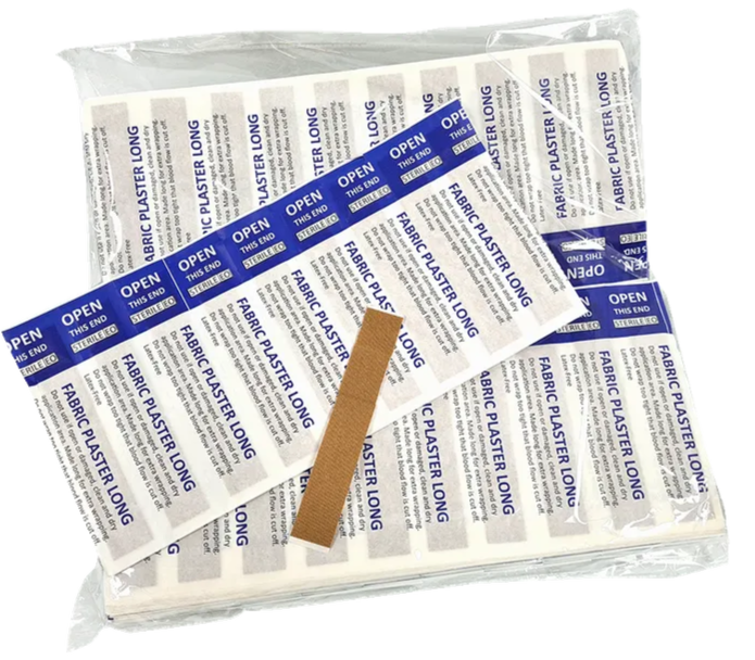 Finger Extension Fabric Plasters Packet 1000 12cm long plaster for ext ...