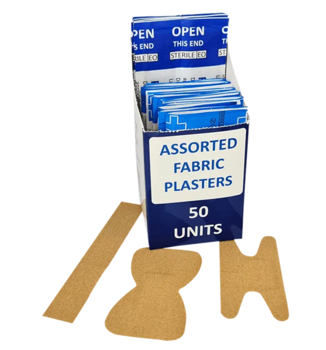 First Aid Fabric Plasters Assorted 50's – ProMed Supplies