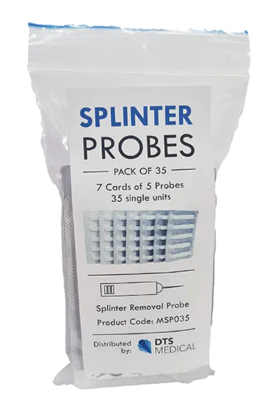 DTS Splinter Probe Packet Of 35 – ProMed Supplies