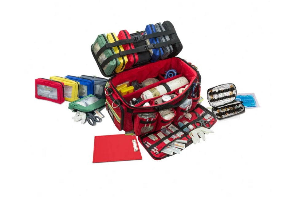 Elite Medic Bag: Advanced Life Support Emergency Bag Red – ProMed Supplies